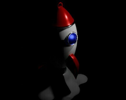 STL file Space Rocket Keychain 🛰・3D printing template to download・Cults