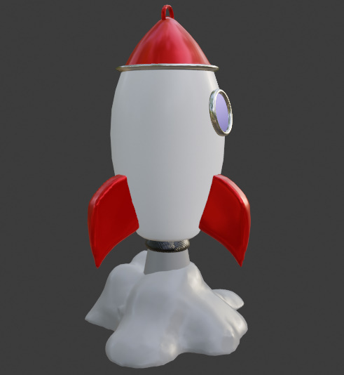 STL file Space Rocket Keychain 🛰・3D printing template to download・Cults