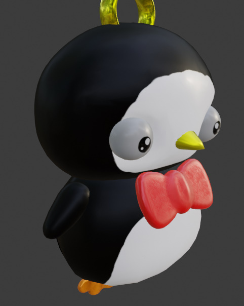 Free STL file Penguin 3D Keychain 🐧・Design to download and 3D print・Cults
