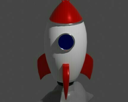 STL file Space Rocket Keychain 🛰・3D printing template to download・Cults