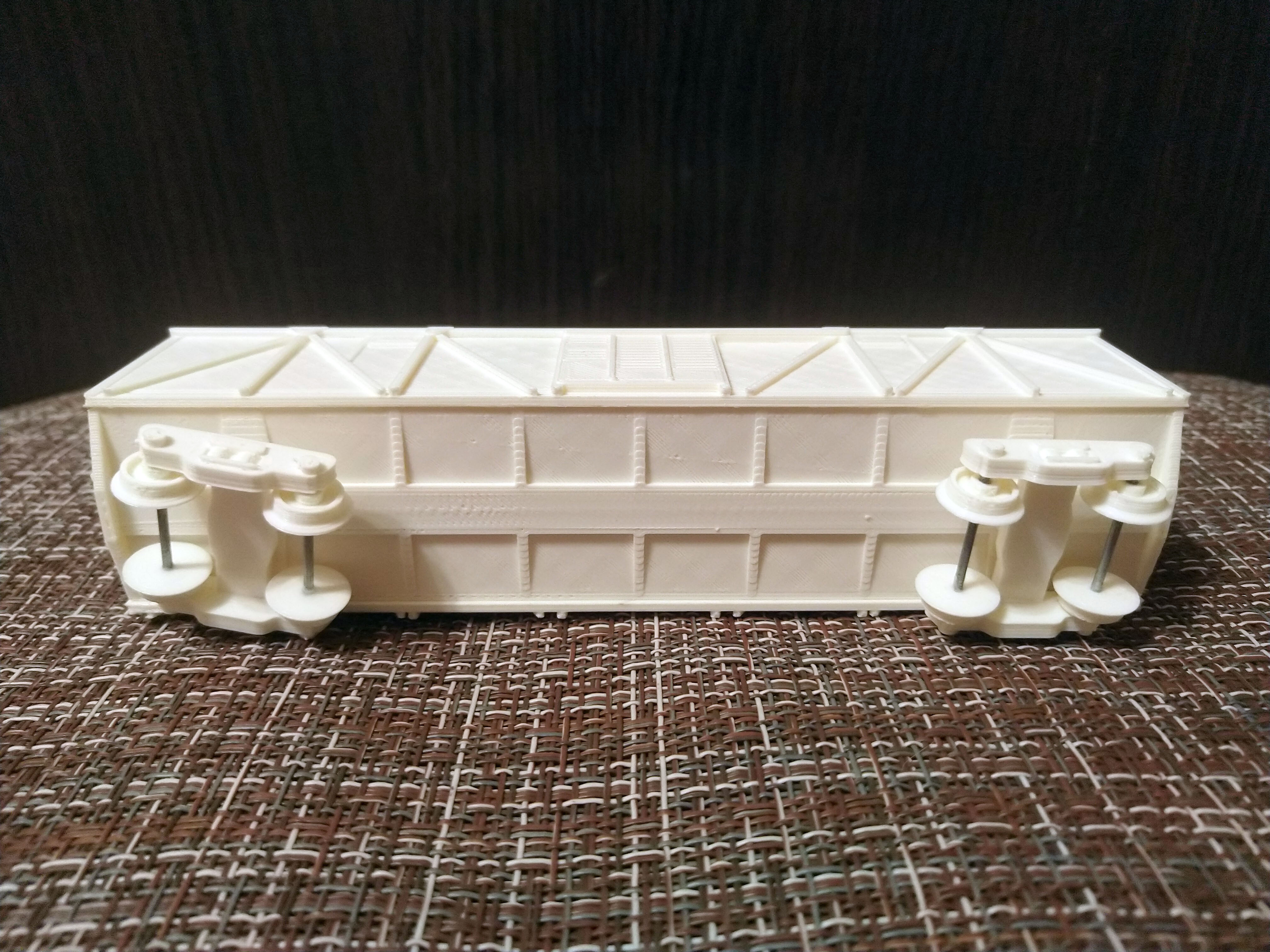 STL file Covered goods wagon (11-066 series)・3D printer model to ...