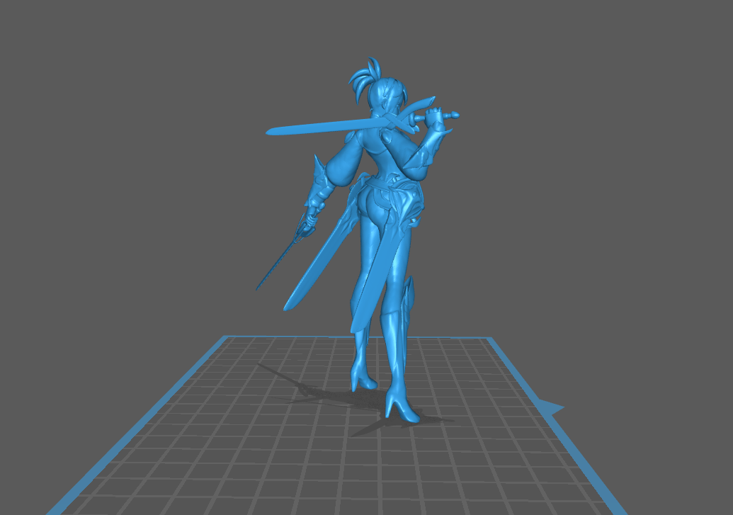 3D file Fanny no Skin Mobile Legend Heroes・3D printable design to ...