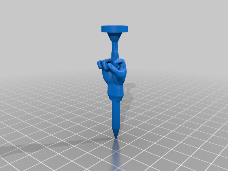 Archivo 3D gratis Tee de golf novedoso 🏌️・Objeto de impresión 3D para ...