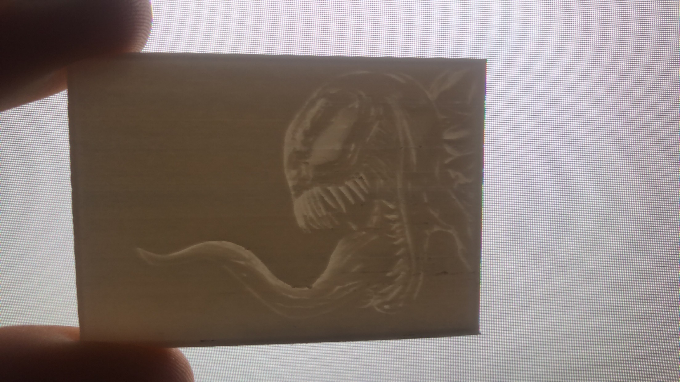 OBJ file Lithography_Personelle_Venom・3D printable design to download・Cults