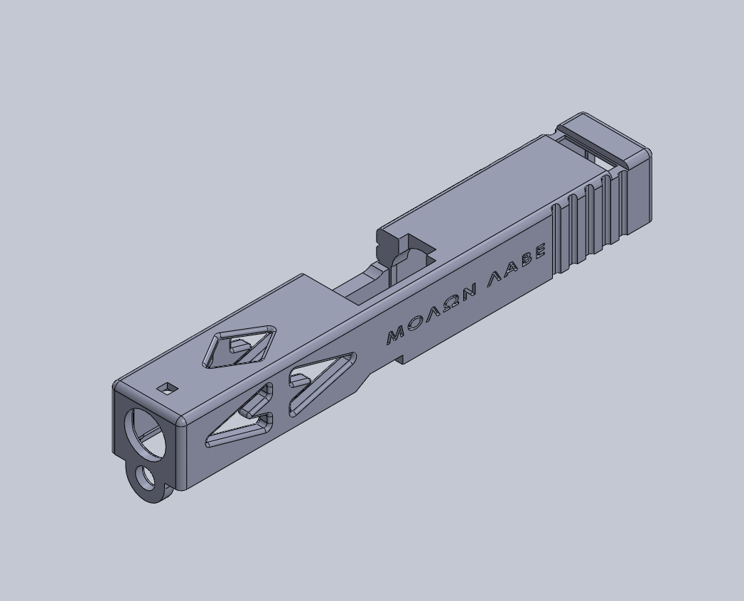 STL file Airsoft Glock 23 slide 🔫・3D printable model to download・Cults