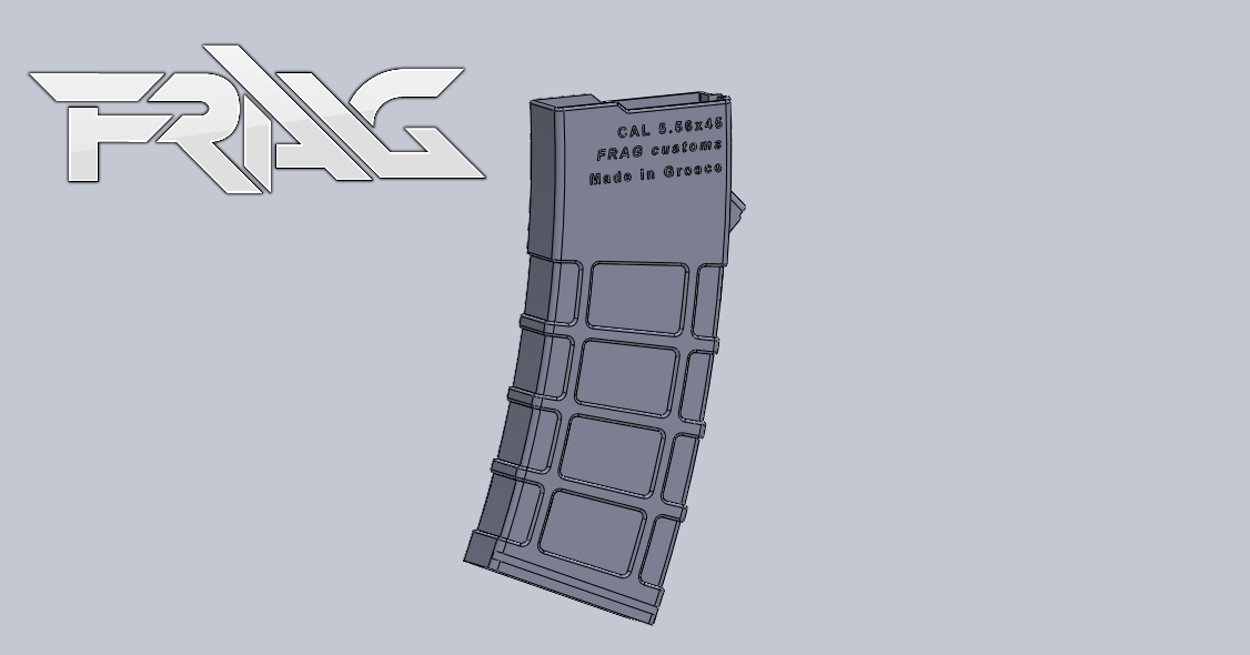 Archivo STL Nos G36 gbbr Pmag shell y la placa・Plan de impresora 3D ...