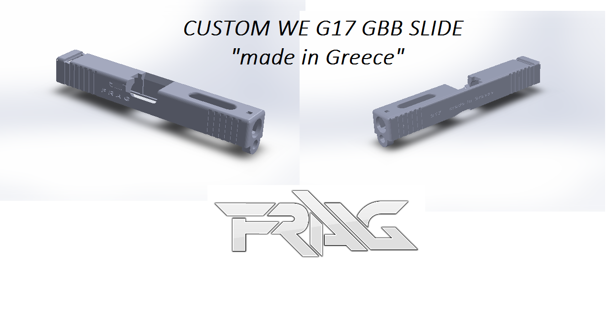 STL file Airsoft Glock 17 slide 🔫・3D printing model to download・Cults