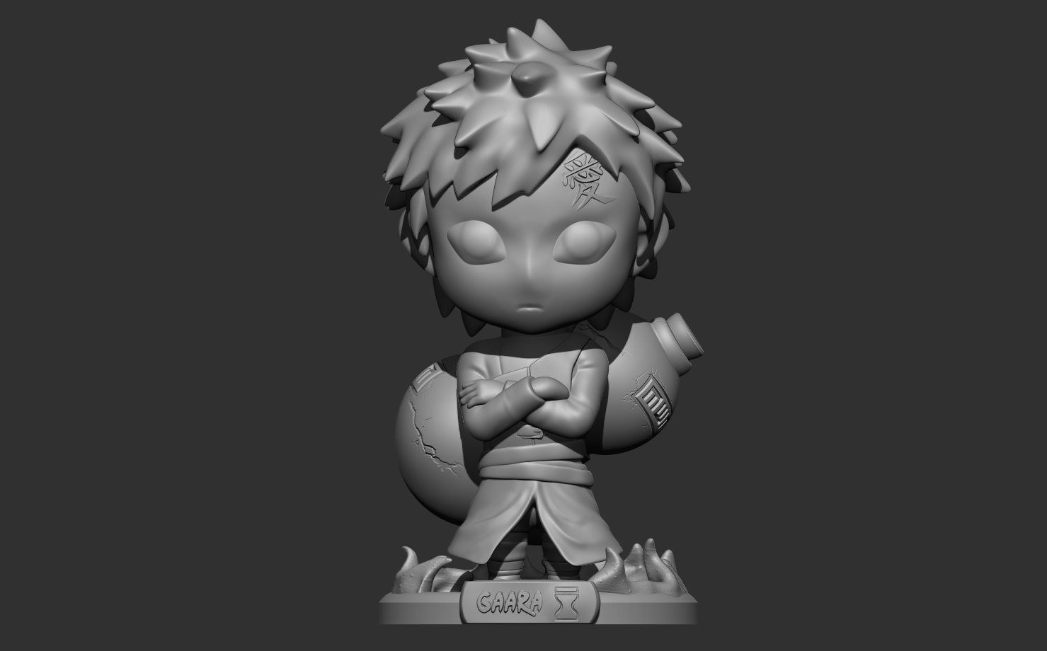 Naruto Chibi Characters Gaara