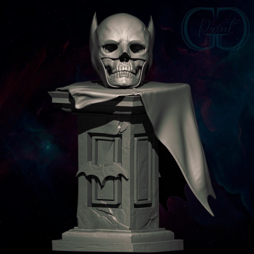 3D file Batman Skull 💀・3D printable model to download・Cults