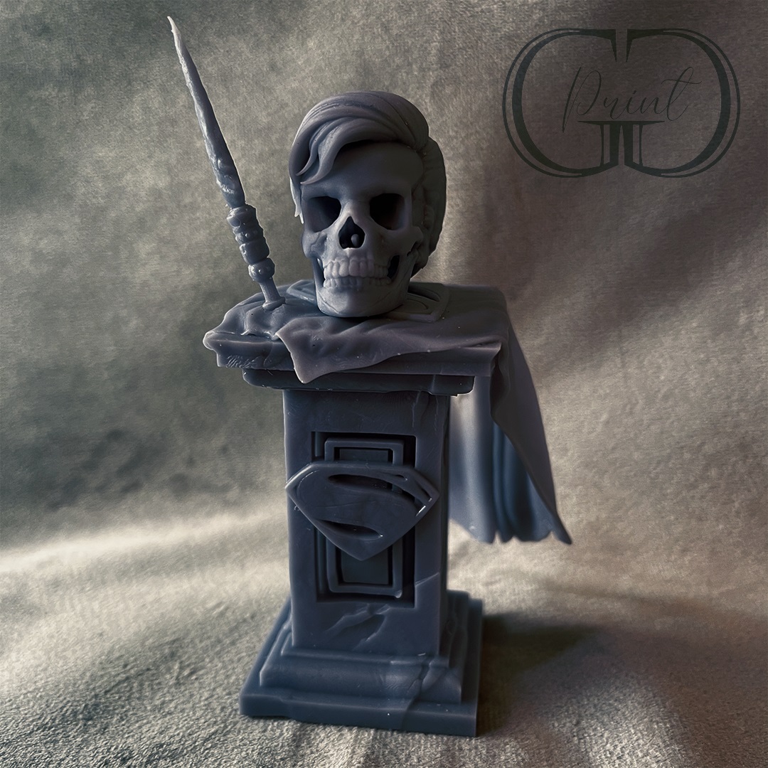 3D file Superman Skull・3D printing design to download・Cults