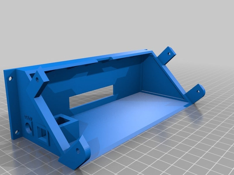 Free STL file Smart LCD Case with USB and Power extension・3D printing ...