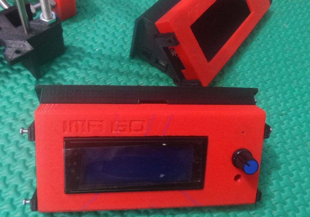 Free STL file Smart LCD Case with USB and Power extension・3D printing ...