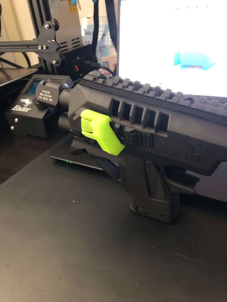 Archivo 3D gratis Soporte para el pulgar para Micro Roni・Modelo para ...