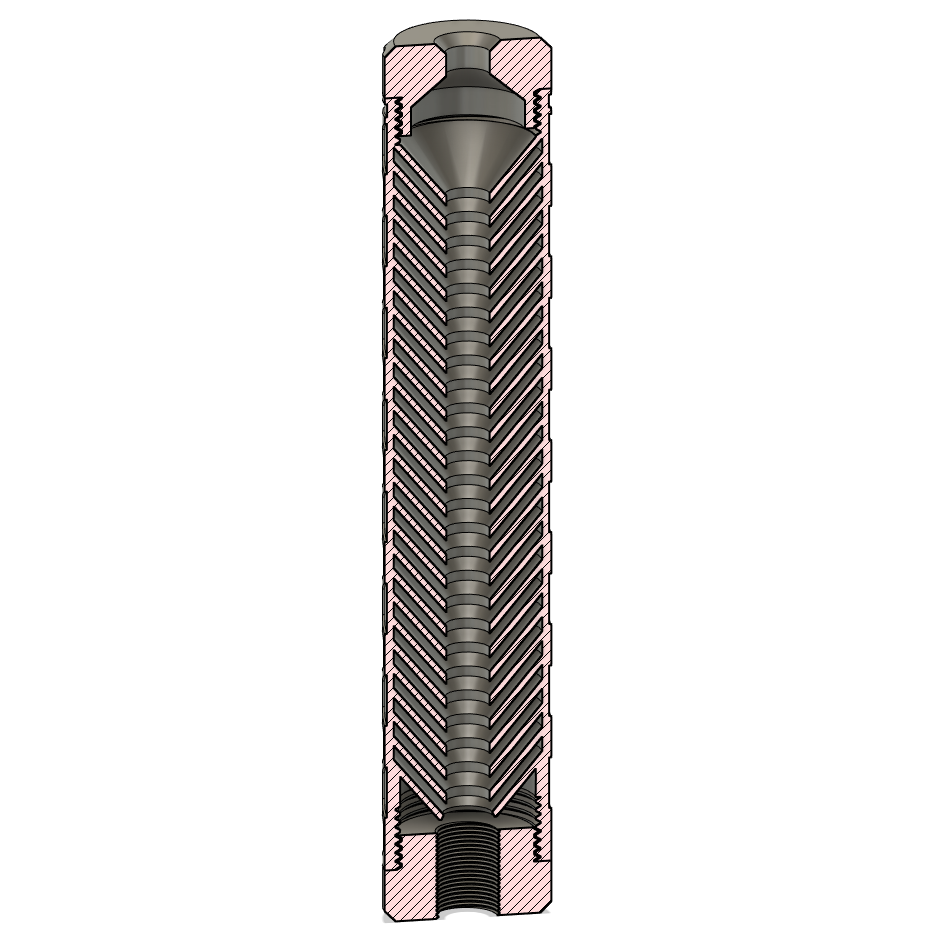 Archivo STL gratis Supresor Airsoft Patrón Hexagonal 🔫・Plan de la ...