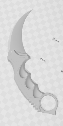 STL file cs go karambit・Model to download and 3D print・Cults
