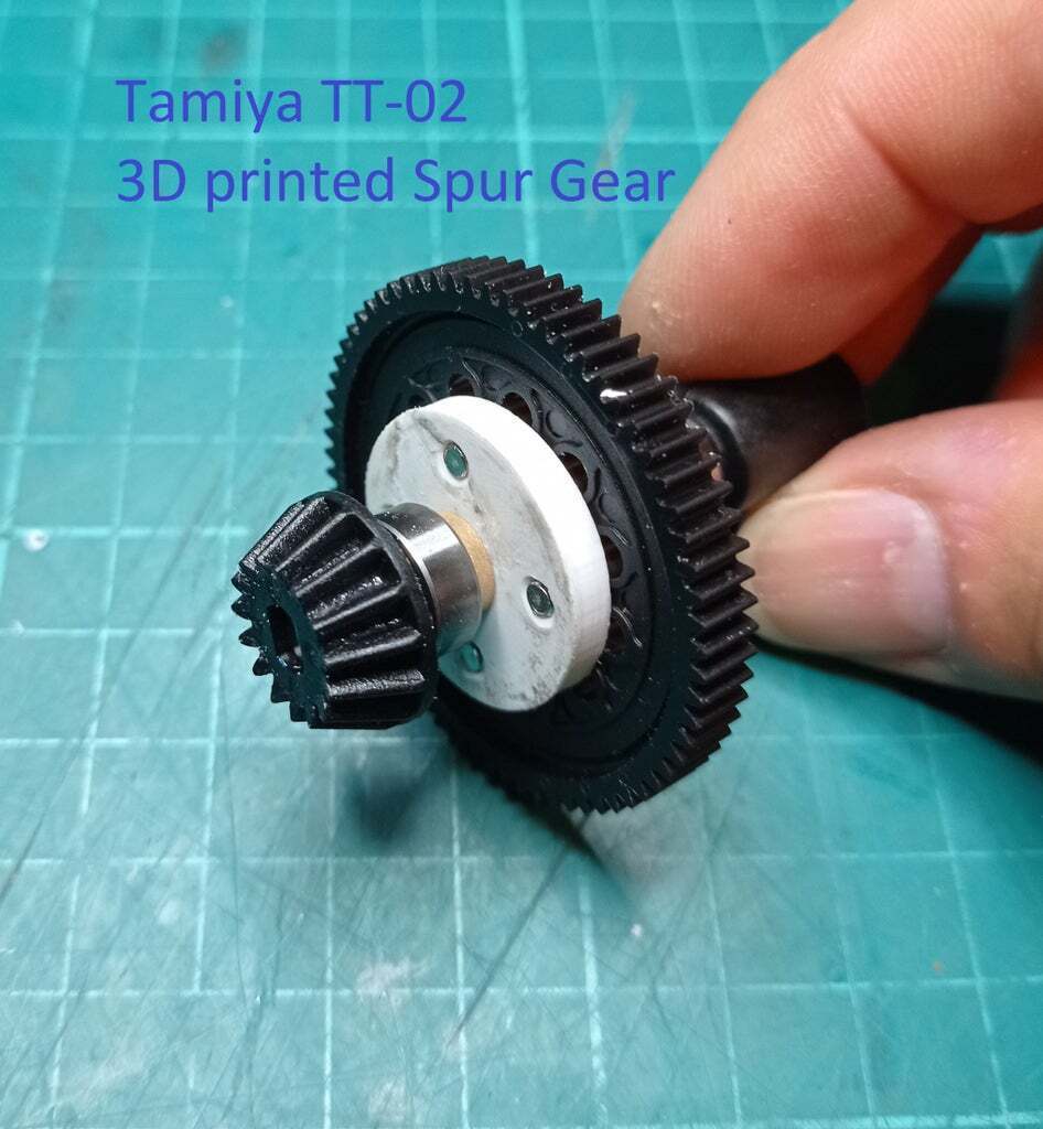 Free STL file Tamiya TT-02 Spur gear ⚙️・Design to download and 3D print ...