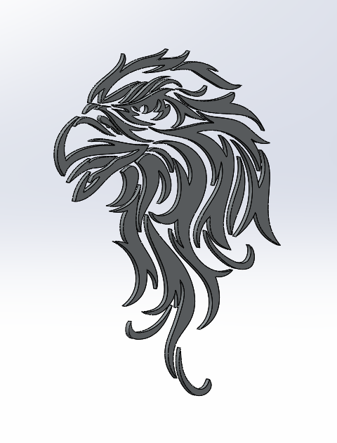Free STL file EAGLE FOR LASER OR PLAZMA AND CNC ROUTERS MACHINES・3D printer design to download・Cults