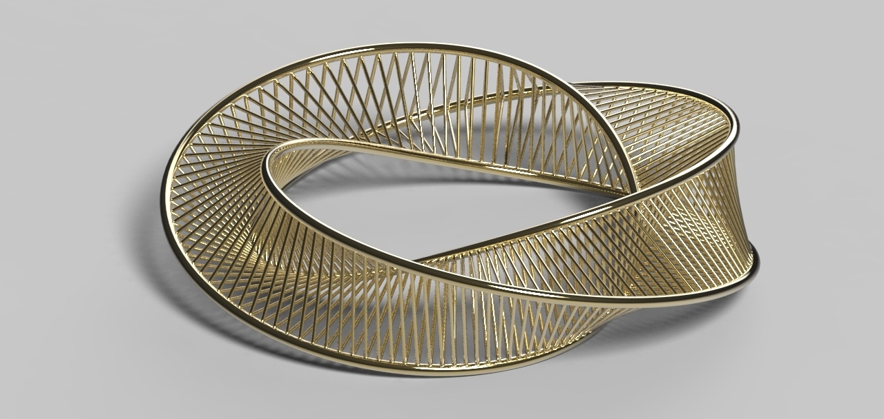 Free STL file Mobius Bracelet・3D printer design to download・Cults