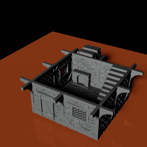 STL file 3 Floored Fantasy Building. 28MM TABLETOP RPG/WARGAMING!!! 🏗️ ...