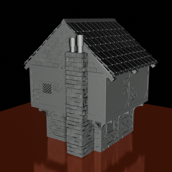STL file 3 Floored Fantasy Building. 28MM TABLETOP RPG/WARGAMING!!! 🏗️ ...