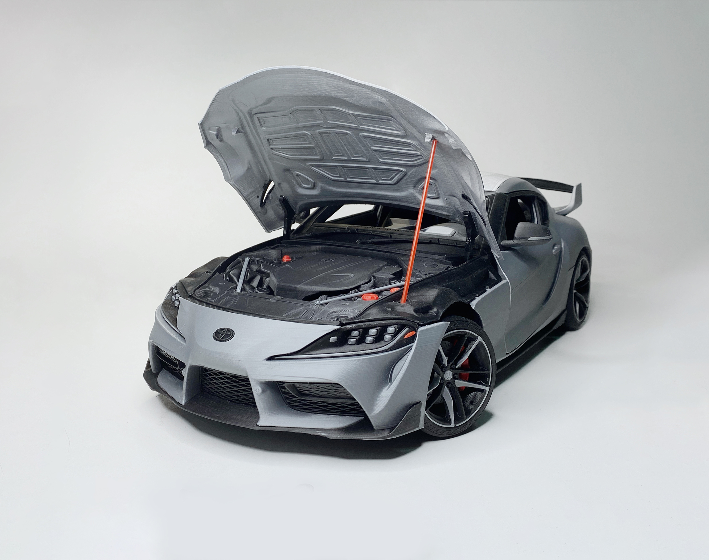 STL file Toyota GR Supra Scale model Full KIT 🚗・3D print model to ...