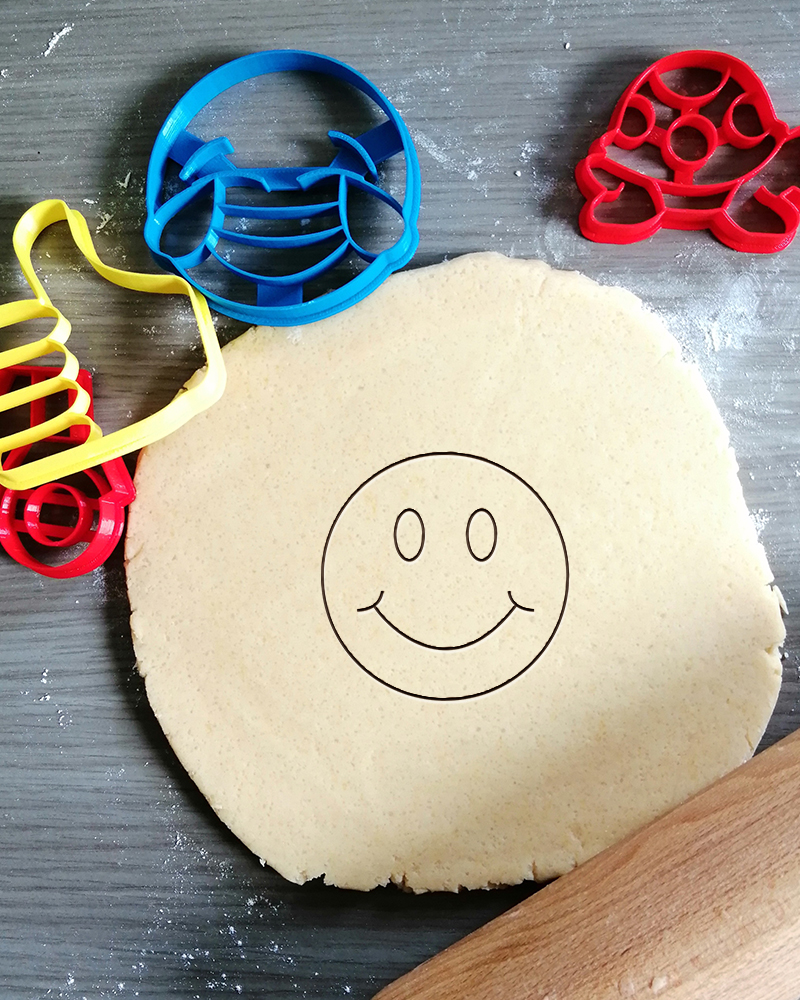 Файл STL Smiley Cookie Cutter・Шаблон для 3D-печати для загрузки・Cults