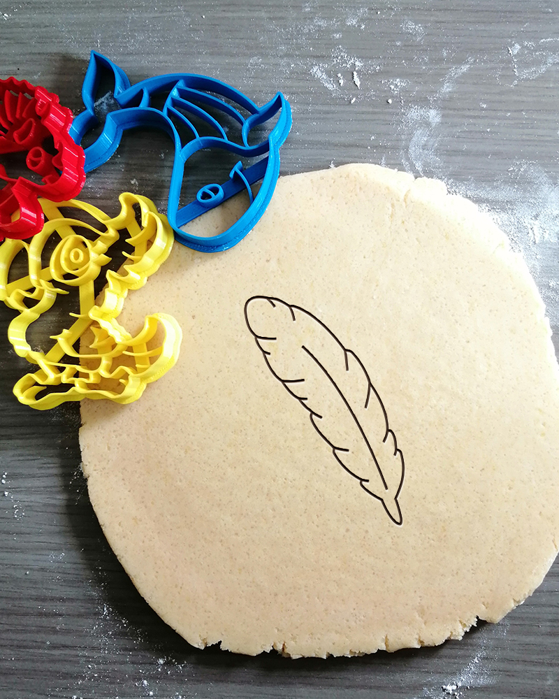 STL file Feather Cookie Cutter 🪶・3D print model to download・Cults