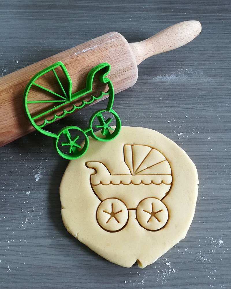 STL file Stroller Cookie Cutter・Model to download and 3D print・Cults