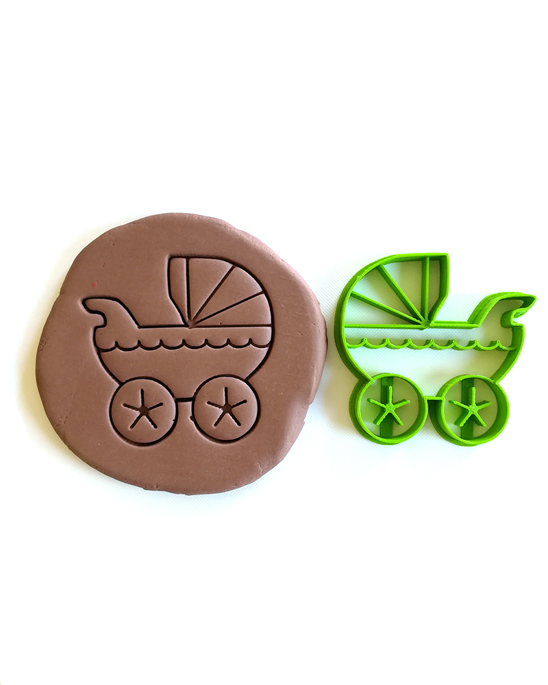 STL file Stroller Cookie Cutter・Model to download and 3D print・Cults