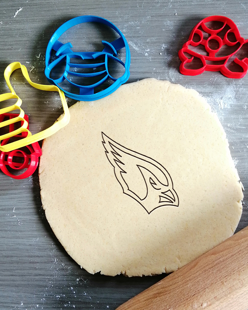 STL file Arizona Cardinals Cookie Cutter・Template to download and 3D ...