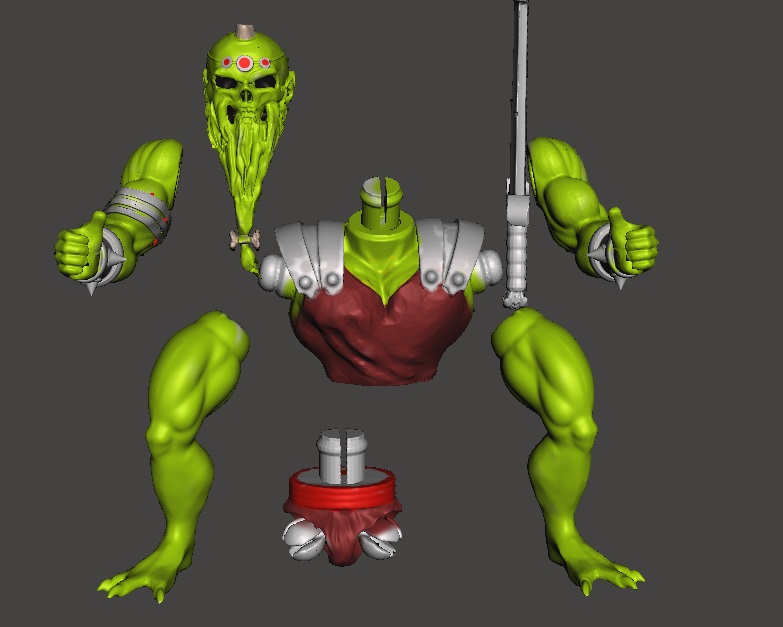 3D file DEMO MAN MOTU ESTILO・3D printing design to download・Cults