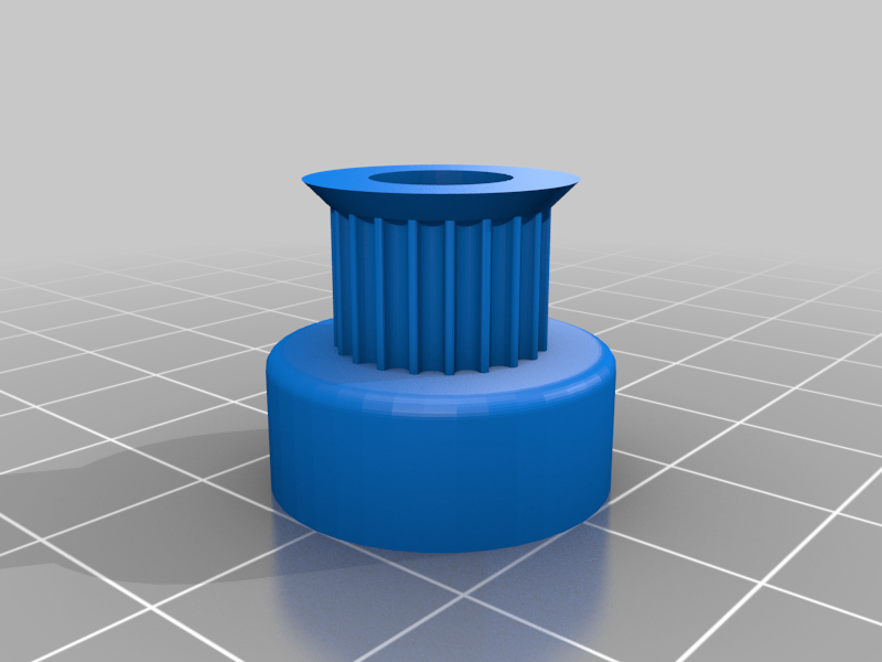 Free 3D file GT2 Pulley 20T・Template to download and 3D print・Cults