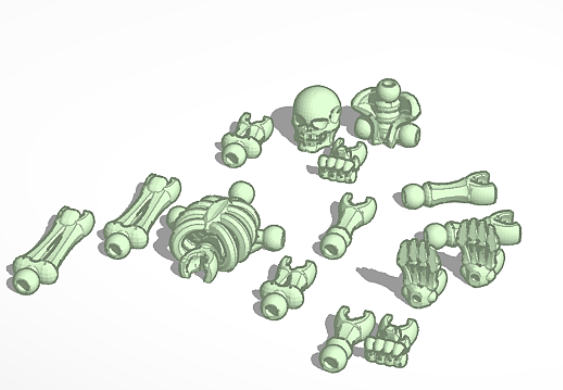 STL file Mobile skeleton game・3D printer model to download・Cults