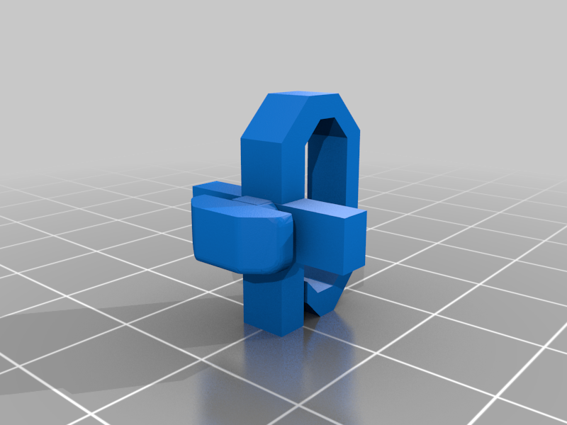 Free STL file "twist in" cable clip for 2020 nut 5・3D printing template ...