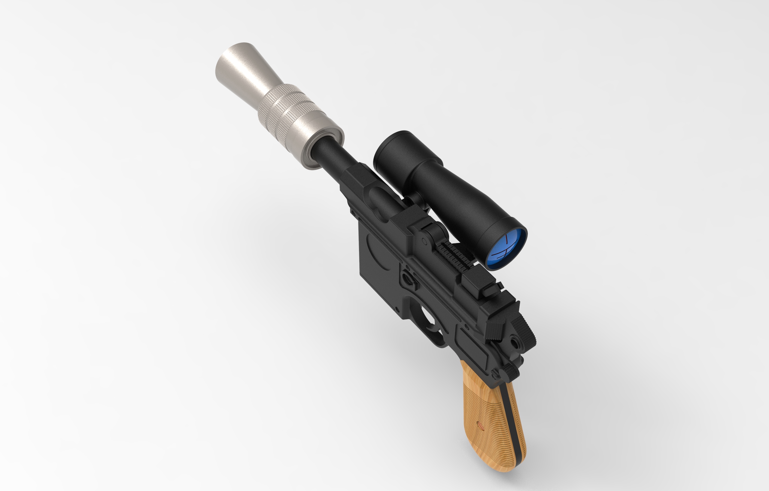 3D file Lukes Blaster DL-44 🔫・3D printable model to download・Cults