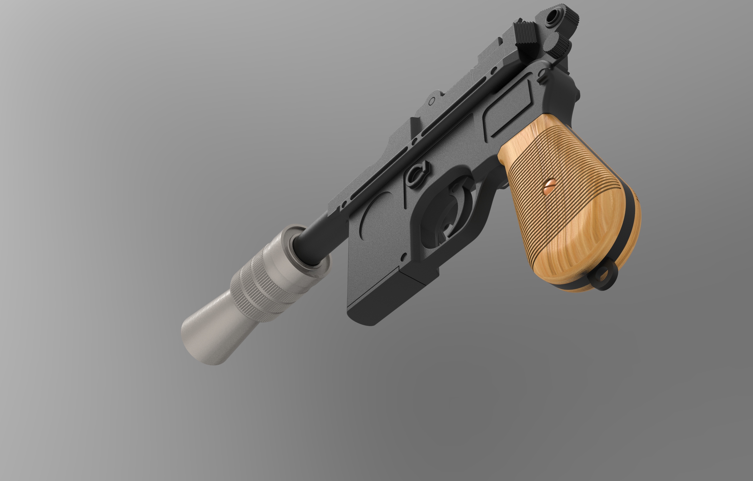 3D file Lukes Blaster DL-44 🔫・3D printable model to download・Cults