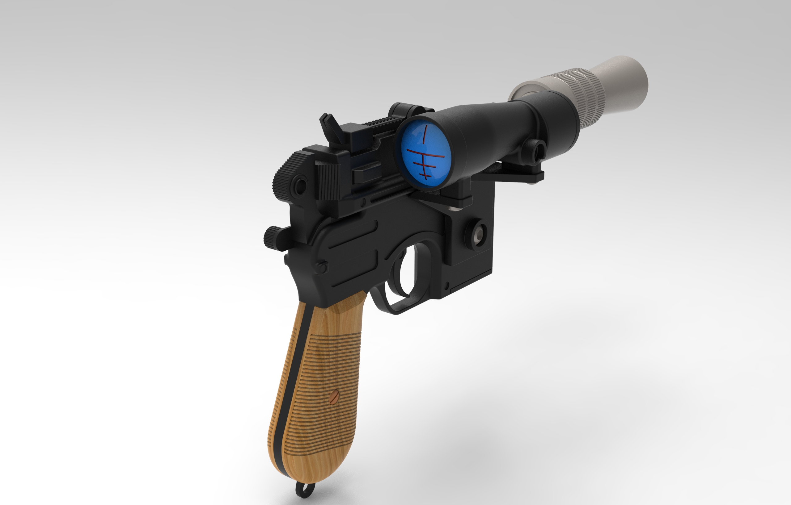 3D file Lukes Blaster DL-44 🔫・3D printable model to download・Cults