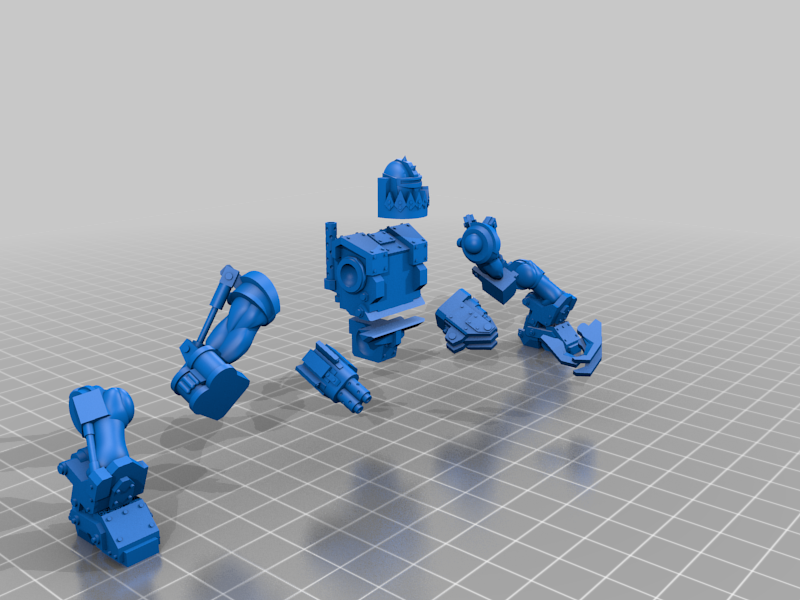 Free 3D file Warhammer 40k Ork MegaNob Mega Nob pieces ⚔・3D printable ...