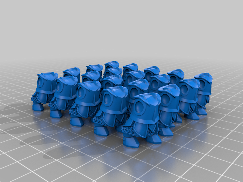 STL file Fantasy Warriors Dwarf Ironbreaker bodies x20 ⚔️・3D printer ...