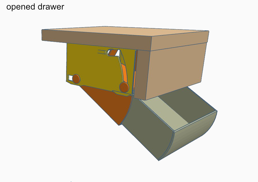 Free 3D file Hidden Drawer 🙈・3D printing model to download・Cults