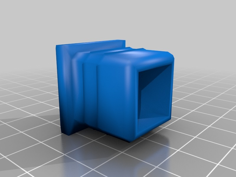 Free 3D file Foot for 25mm square tube・3D printing model to download・Cults