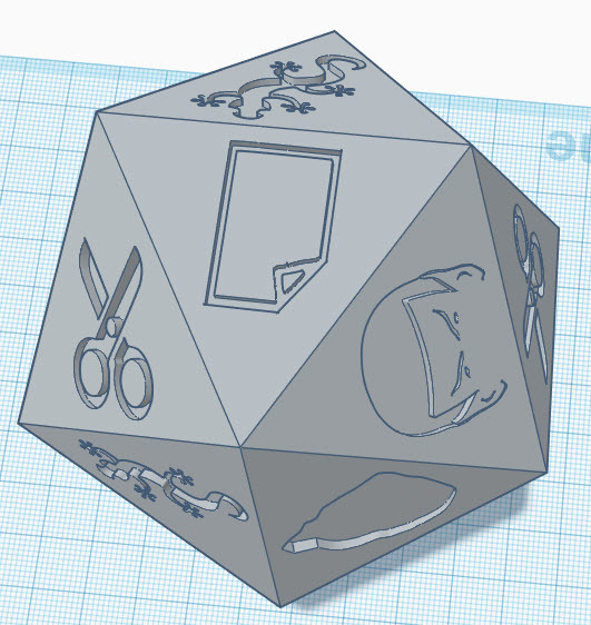 Free 3D file Rock Paper Scissors Lizard Spock Die・3D print model to ...