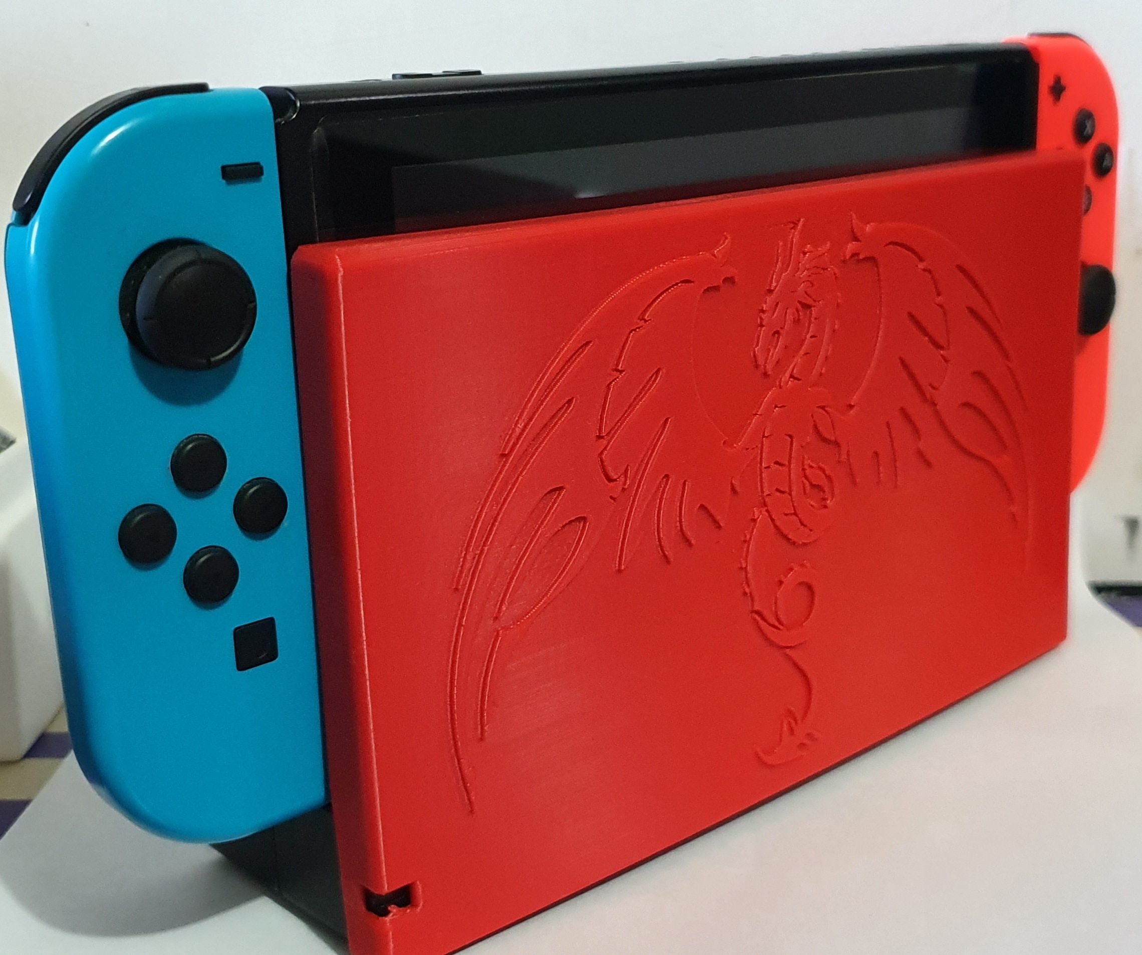 STL file Protective Case For Nintendo Switch Dragon Dock・3D printing ...