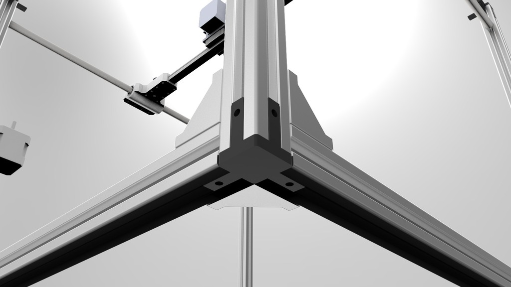 Free STL file 3D Connector for 2020 Aluminium Extrusion・3D printer ...