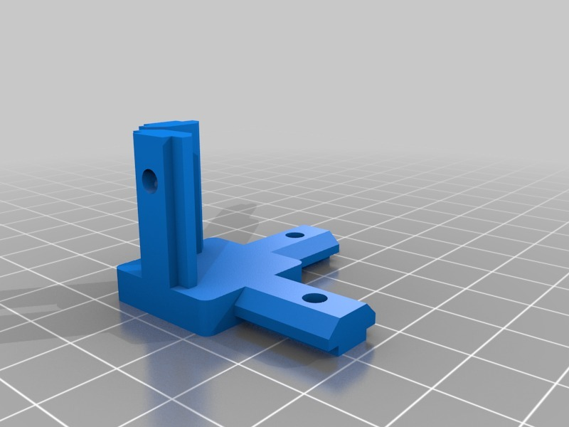 Fichier STL gratuit Connecteur 3D pour l'extrusion d'aluminium 2020 ...