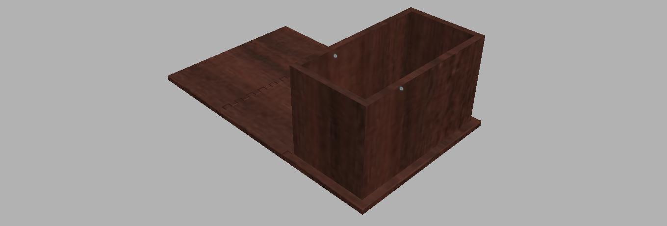 STL file Print in place box Tarot Box with folding lid・3D printer ...