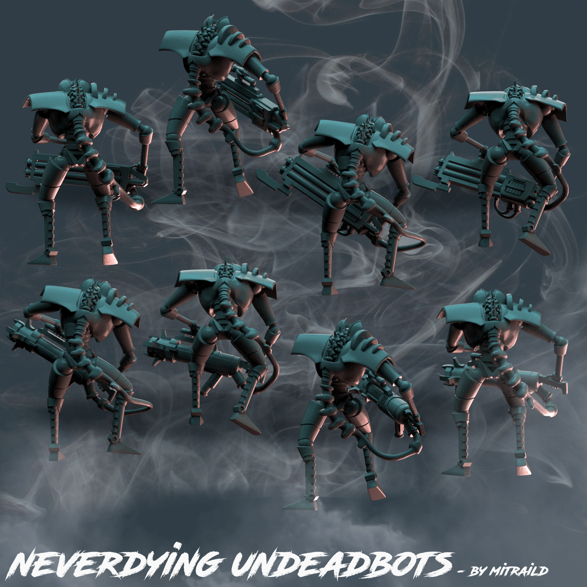 3D file Never dying undeadbots・3D print model to download・Cults