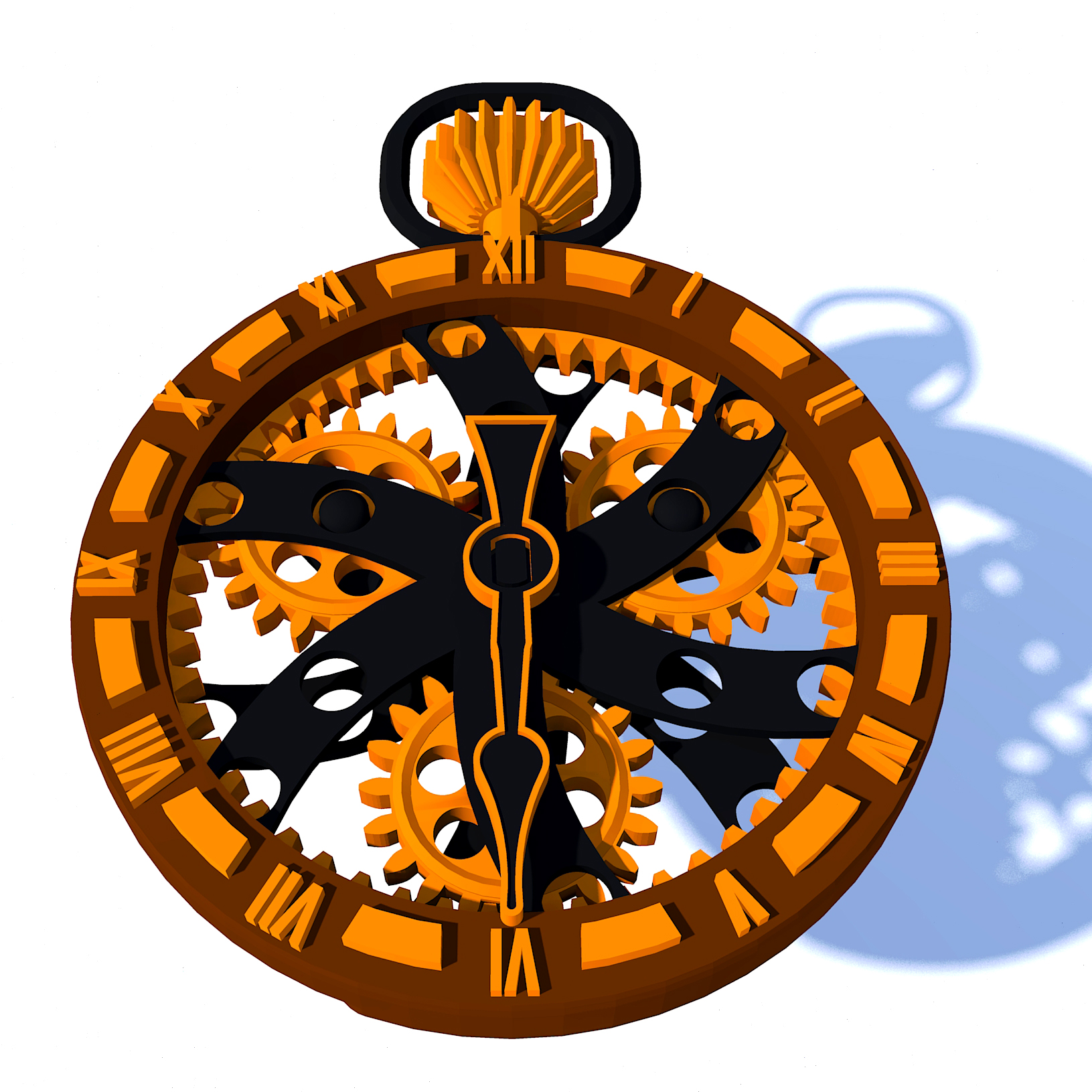 STL file Steampunk Cosplay Pocket Watch 3D print model ⌚・3D printer ...