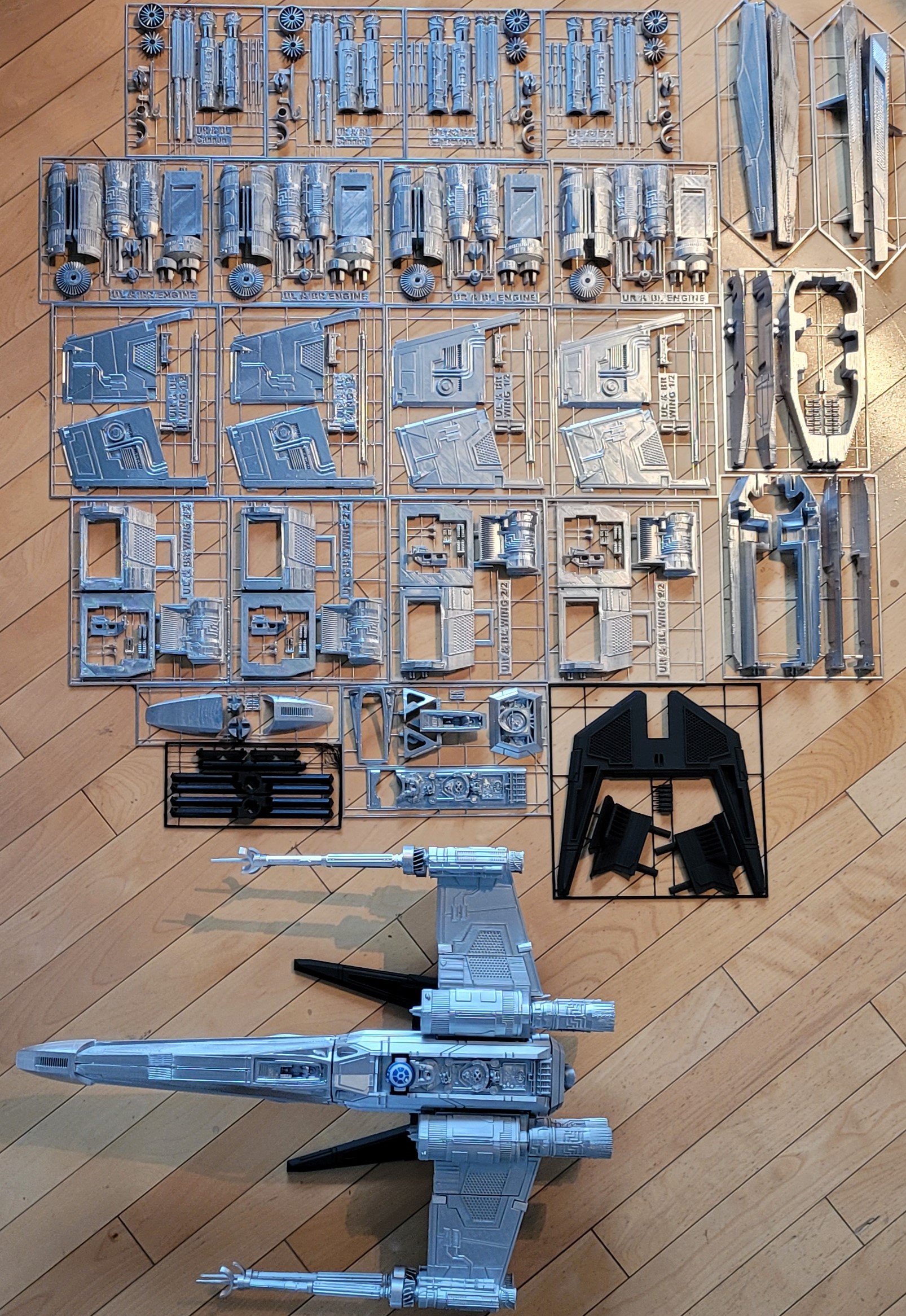 STL file X-WING Model Kit STL files 228 parts・3D printer model to ...