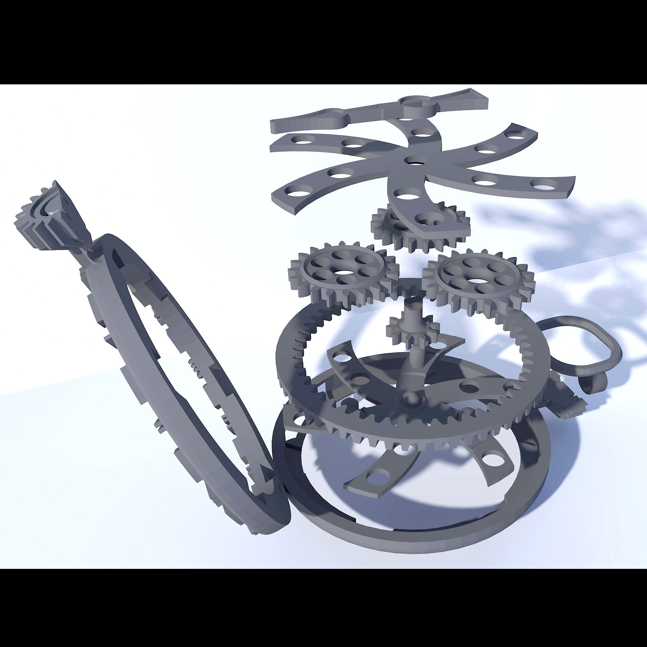 STL file Steampunk Cosplay Pocket Watch 3D print model ⌚・3D printer ...